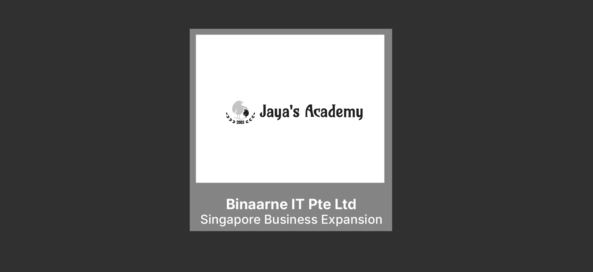 Customer Story: Jaya’s Academy + ScaleX in Singapore - Singapore ...